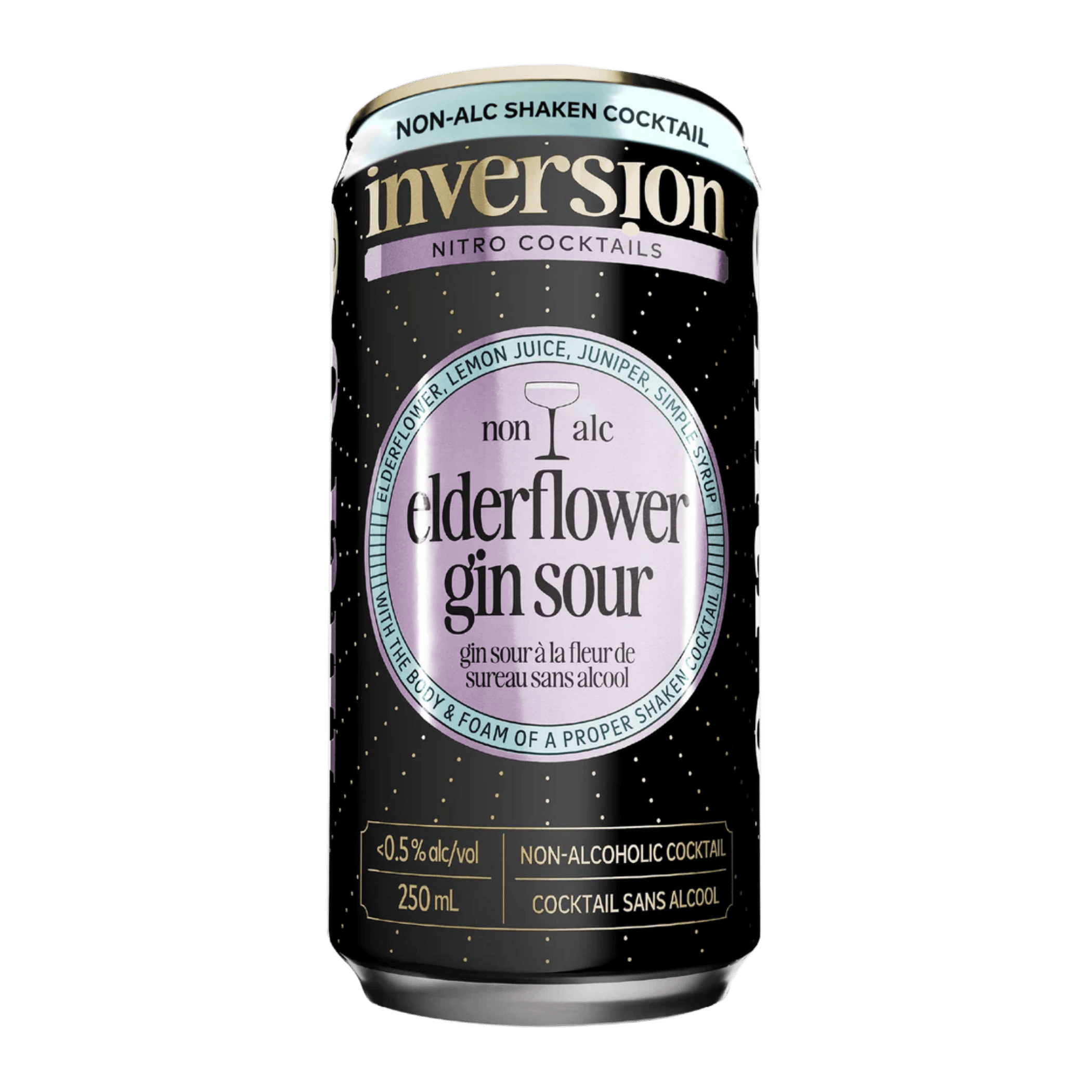 Inversion Nitro Elderflower Gin Sour | Non-Alcoholic Cocktails – Santé ...