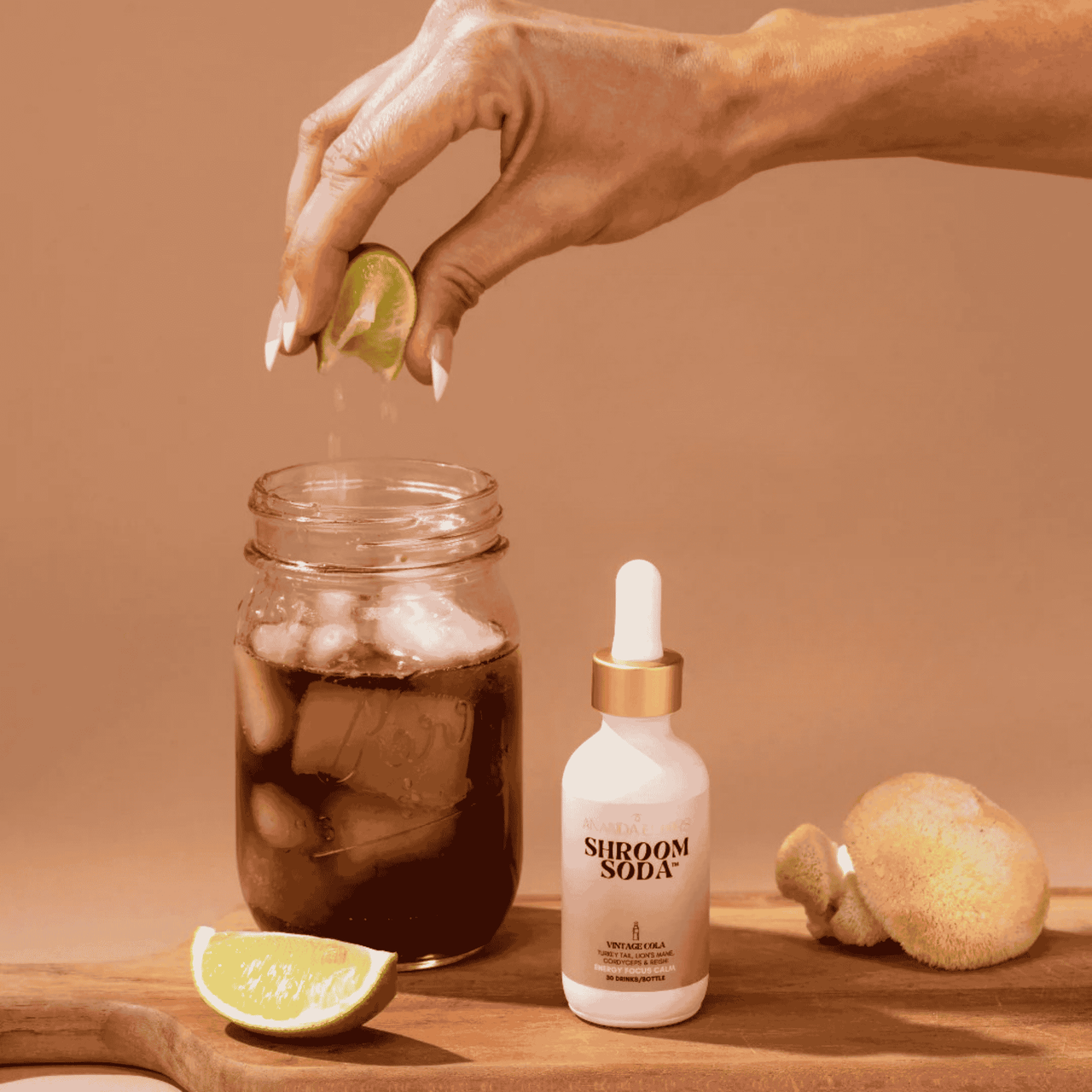 Shroom Soda Vintage Cola | Functional Mushroom Elixir from Dragon's Den ...